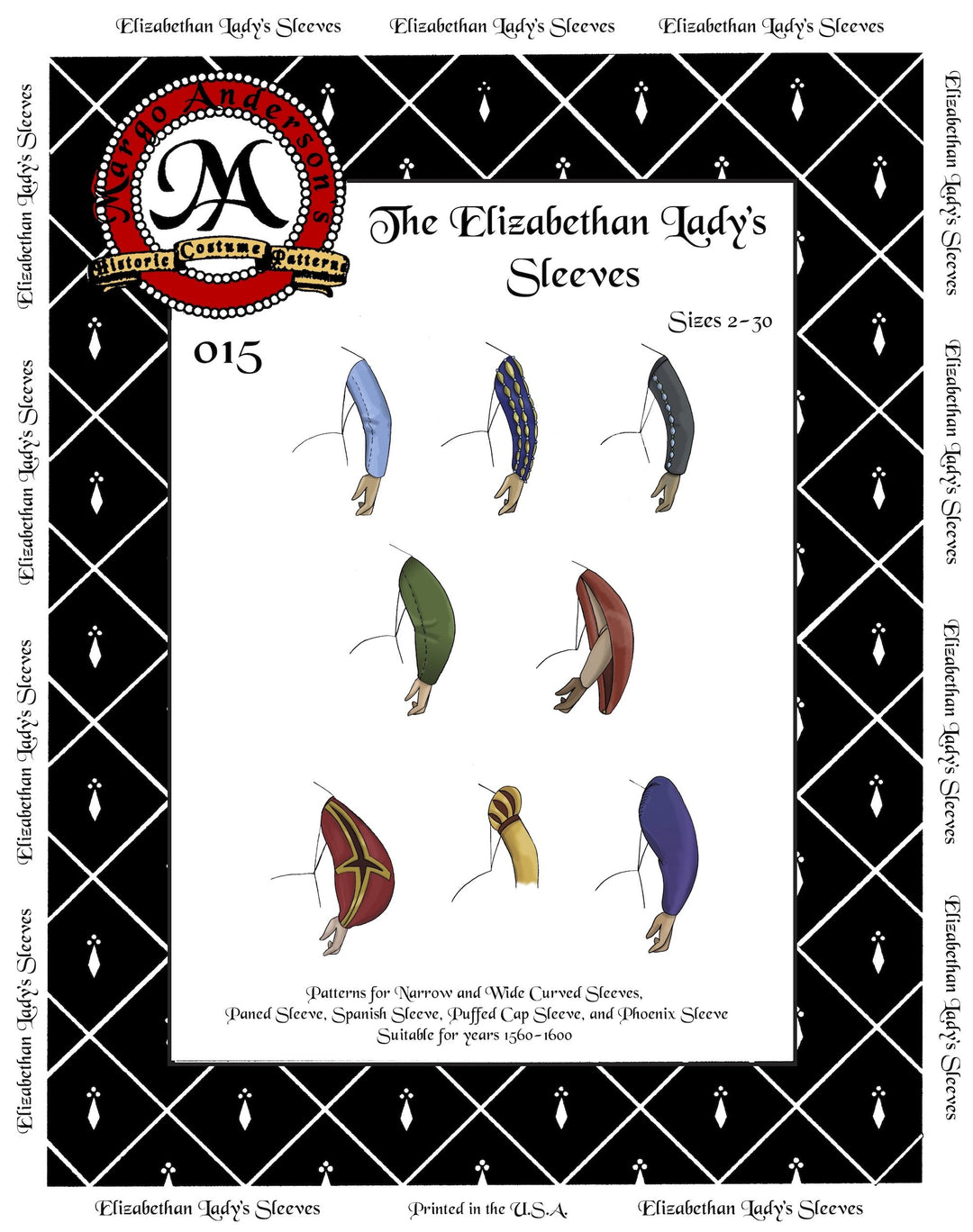 Elizabethan Women's Patterns – Margo Anderson's Historic Costume Patterns