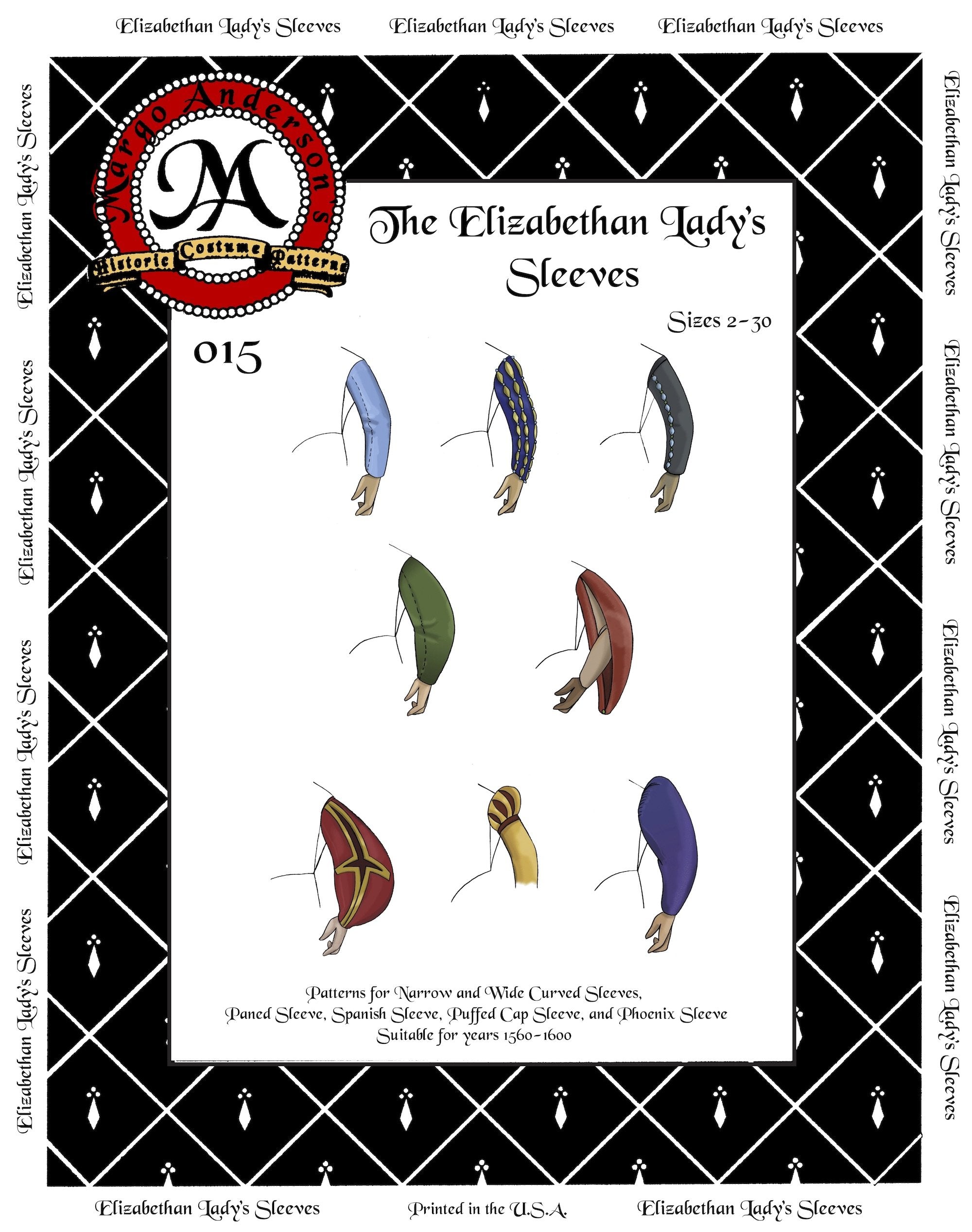 Elizabethan Women's Patterns – Margo Anderson's Historic Costume Patterns